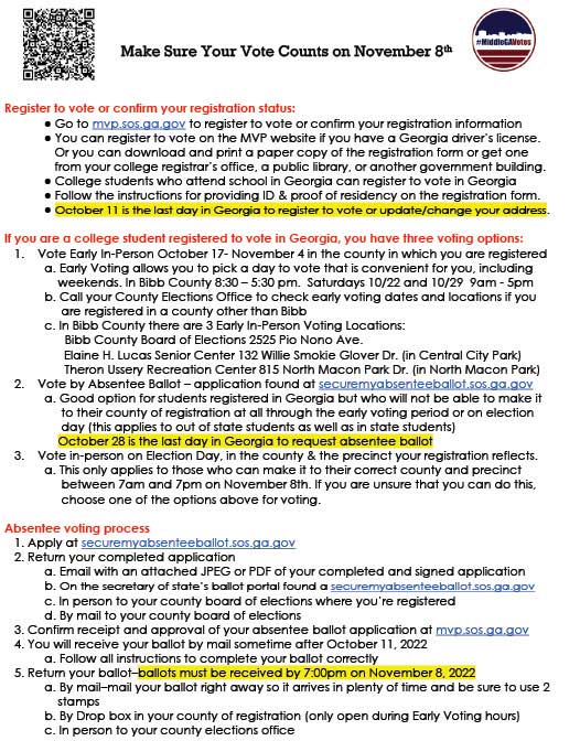 Make Sure Your Vote Counts – A Short Voting Guide For College Students ...