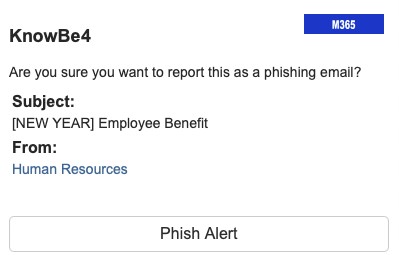 New “Phish Alert Button”