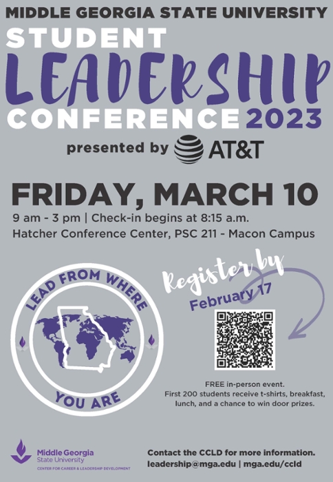 Spring 2023 Student Leadership Conference - March 10