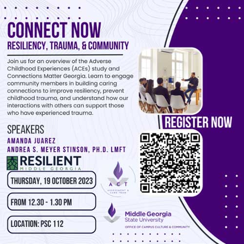 Connect Now Seminar: Resiliency, Trauma, & Community - October 19