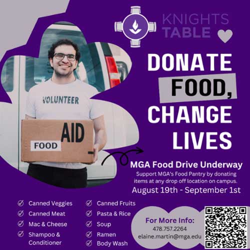 Knights' Table Fall Food Drive - August 19-September 1