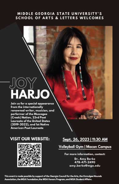 Joy Harjo Reading & Performance - September 26