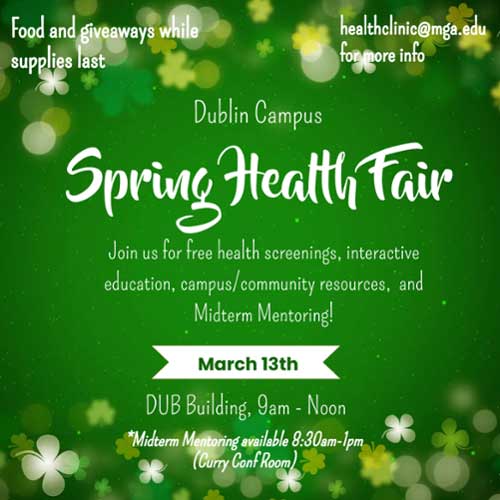 Spring Health Fair - March 13