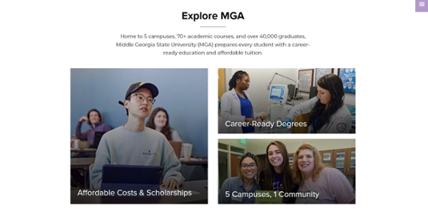 MGA Unveils New Home Page Design