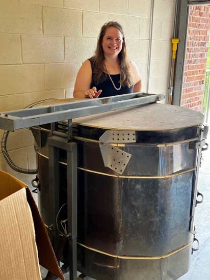 MGA School of Arts & Letters Expands Ceramics Program with New Kiln