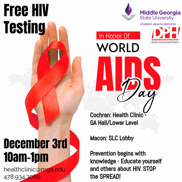 Free HIV Testing - December 3