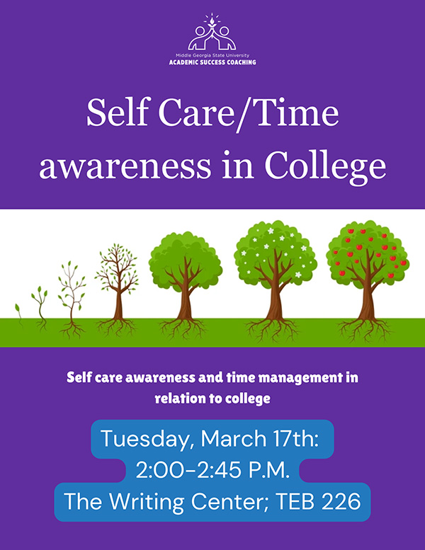 Self-Care & Time Awareness in College