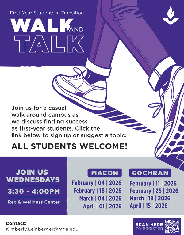 First-Year Students Walk and Talk